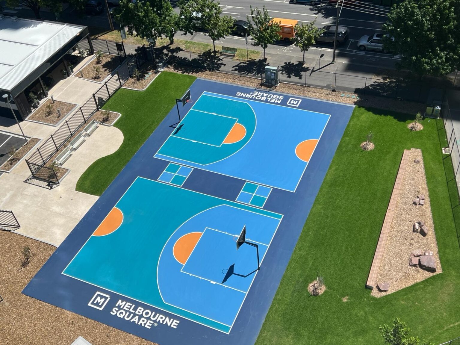 Opening of Pop-Up Basketball Facilities | Melbourne Square